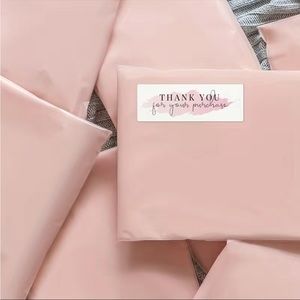 Office | New 12 Label Count Rectangular Thank You Purchase Order ...